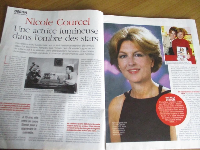 COUPURE DE PRESSE Nicole Courcel Ref Jf. 149 EUR 3,00 - PicClick FR