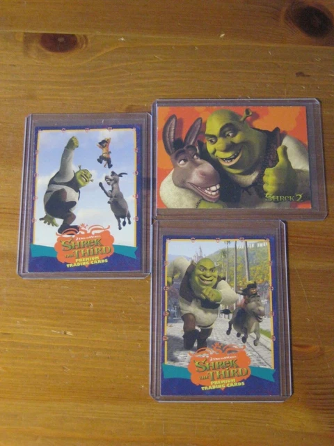 PROMO CARD - Shrek 2 / Shrek The Third - 3 card lot - Mike Myers ...