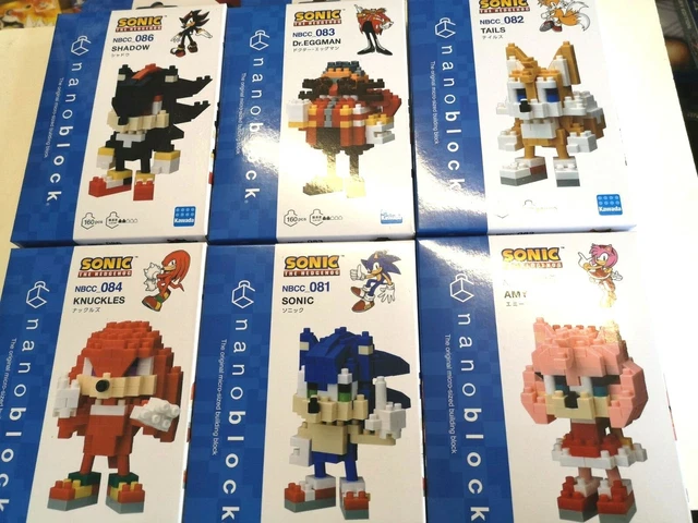 NANOBLOCK SONIC THE HEDGEHOG Set of 6 New Building Block Character Figure Sets $142.20 - PicClick AU
