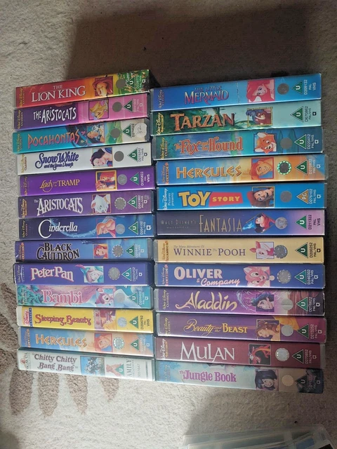 25 X DISNEY VHS videos £15.00 - PicClick UK