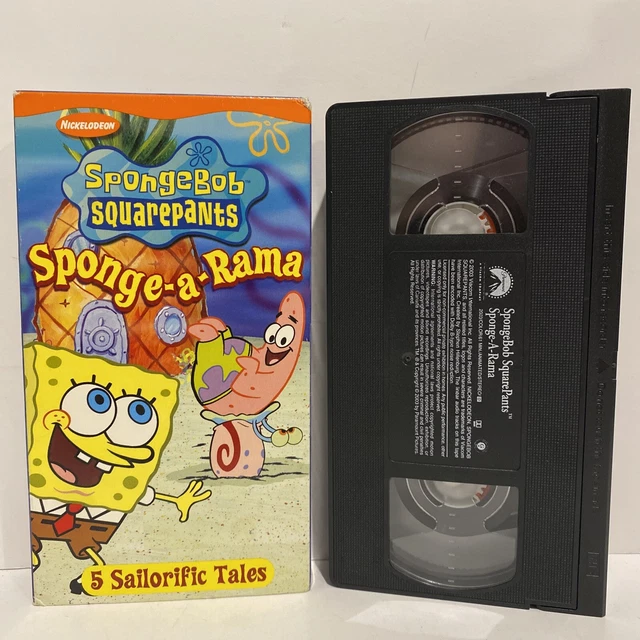 SPONGEBOB SQUAREPANTS - Sponge-A-Rama (VHS, 2003 Nickelodeon) $11.99 ...