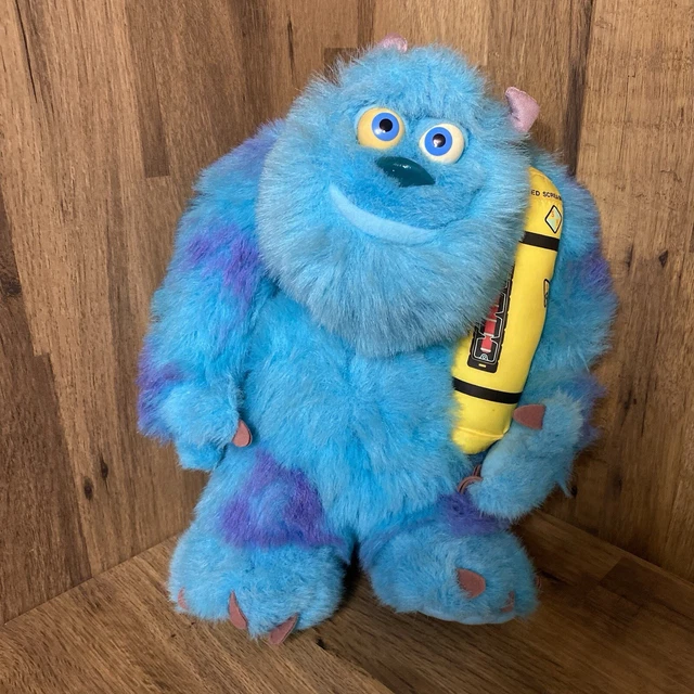 DISNEY PIXAR MONSTER Inc Talking Sully Light Up Scream Meter Plush Soft ...