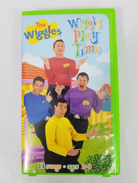THE WIGGLES WIGGLY Play Time VHS Kids Songs Hard Case Playtime $22.33 ...