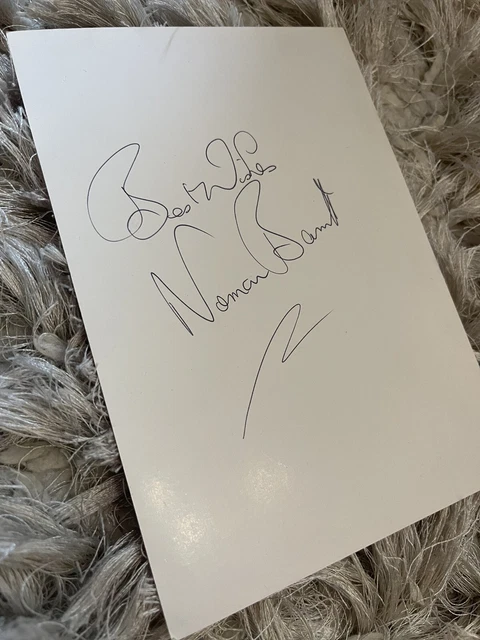 BLACKPOOL TOWER CIRCUS Card Trapeze Artist Signed by Ringmaster Norman ...