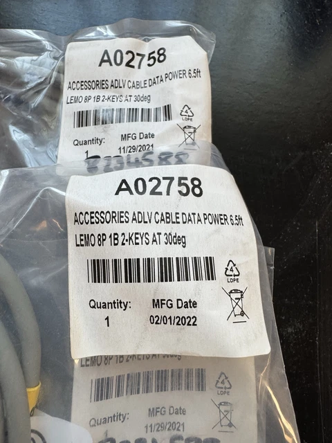 PACIFIC CREST CABLES , 86917 Qty 3 , A02758 Qty 3 £6.44 - PicClick UK