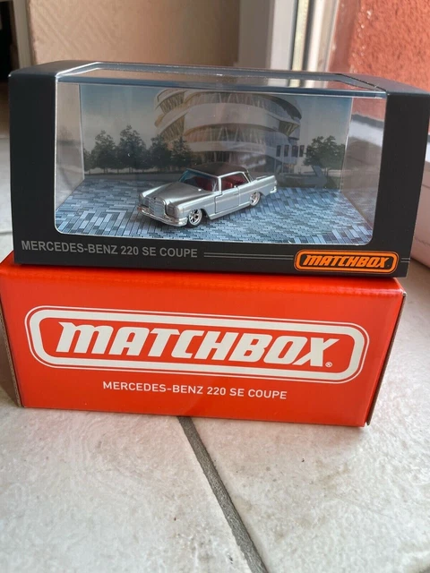 MATCHBOX 2021 MATTEL Creation Mercedes-Benz 220 Se Coupé Silber 1:64 ...