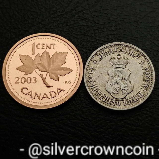 BULGARIA 🇧🇬 5 Stotinki 1913. KM#24. Five Cents coin. Ferdinand I ...