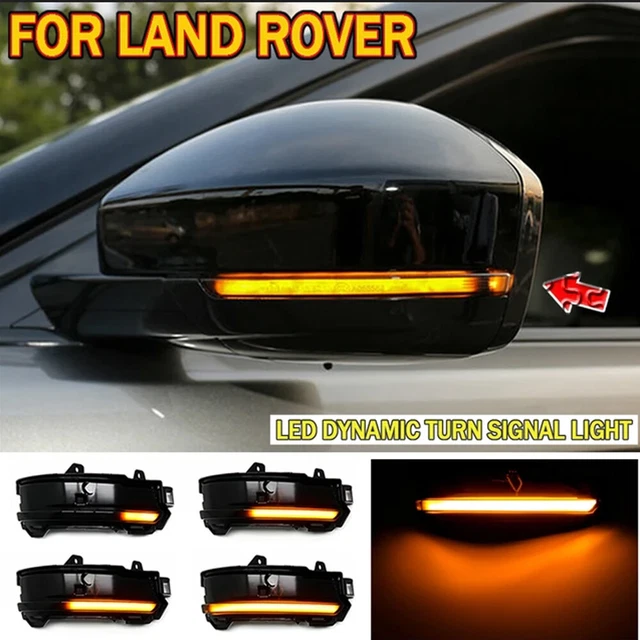 PAIR DYNAMIC SWEEPING Mirror Indicator Light For Land Range Rover ...