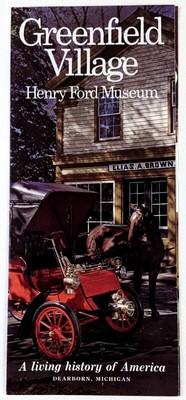 1970S GREENFIELD VILLAGE Dearborn Michigan Henry Ford Museum VTG Travel ...