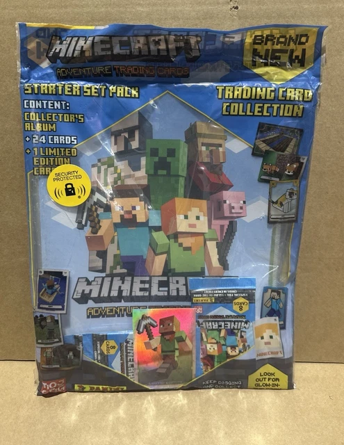 PANINI MINECRAFT ADVENTURE Trading Card Collection - Starter Folder ...