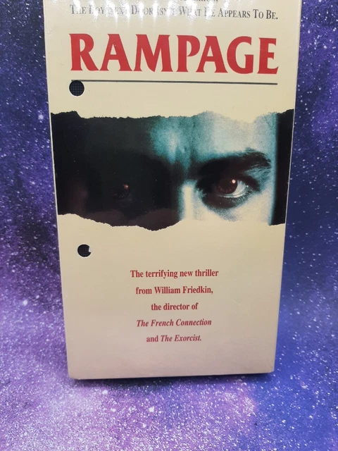 RAMPAGE (CFP, 1992) VHS Thriller Michael Biehn RARE SEALED First ...