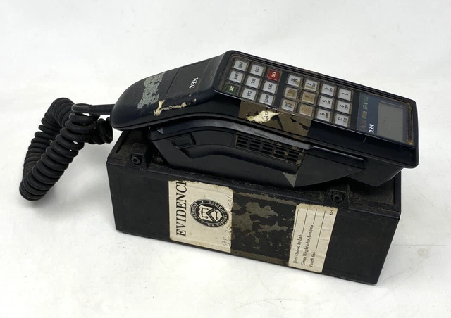 VINTAGE NEC TR5E800-8A Mobile Car Phone US Customs Evidence Prop Bulky ...
