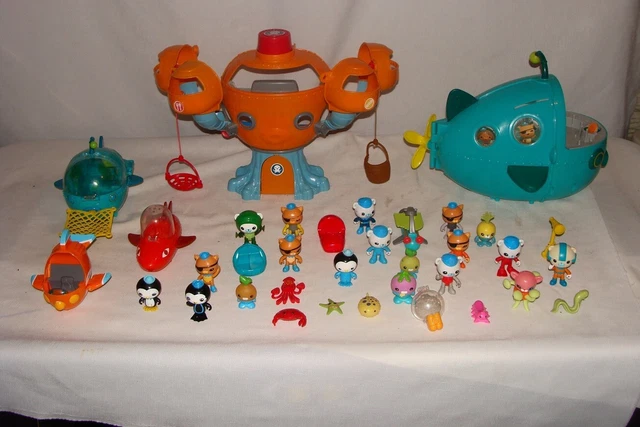 FISHER PRICE OCTONAUTS Octopod Headquarters Lot Gup-A Deluxe Mission ...