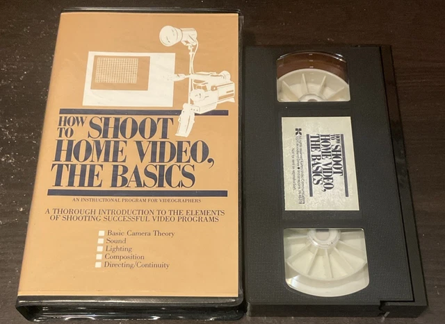 HOW TO SHOOT Home Video, The Basics (VHS, 1985) £18.11 - PicClick UK