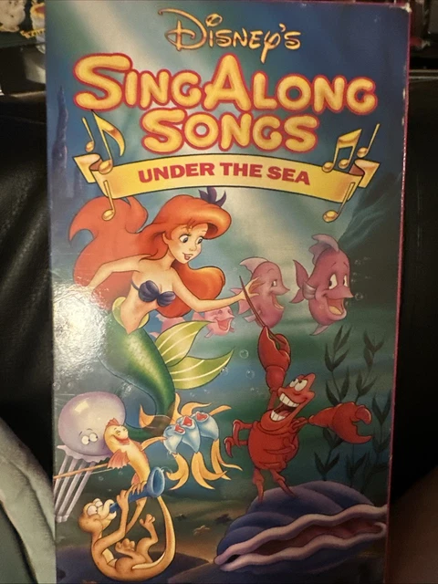 DISNEYS SING ALONG Songs - The Little Mermaid: Under the Sea (VHS, 1990 ...