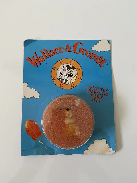 WALLACE & GROMIT Character Soap With Gromit Figure Inside Vintage 1989 ...