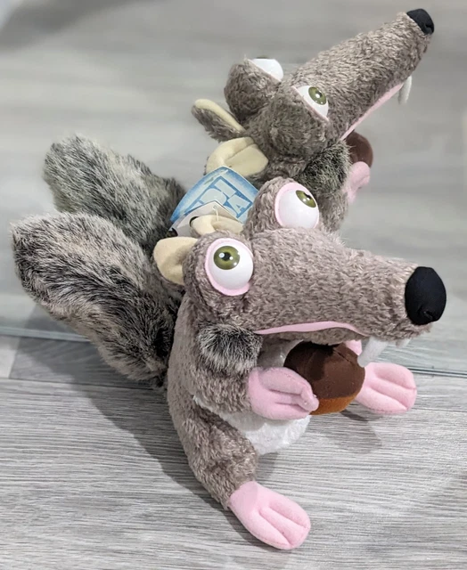 ICE AGE SCRAT Squirrel 8” Plush Soft Toy 2002 Jakks Pacific With Tags £ ...