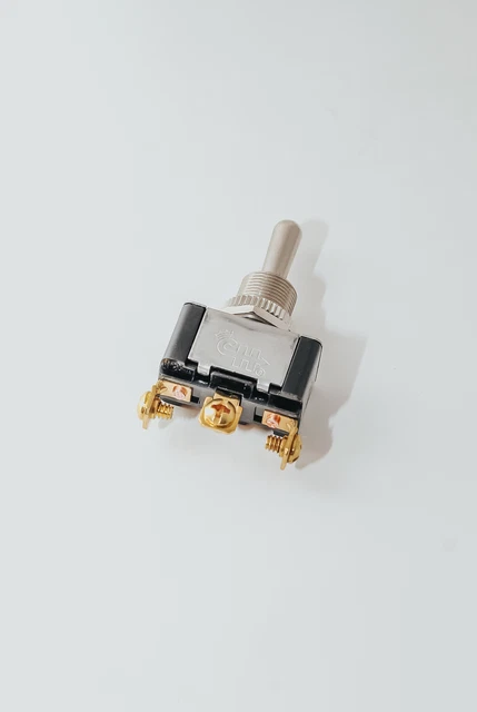 COLE HERSEE 5586 Silver SPDT On-Off-On Toggle Switch $10.26 - PicClick