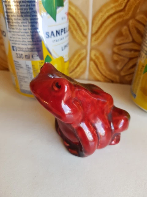 VERY RARE SYLVAC Pottery FROG Flambe / Red - Model Number 1399 £36.99 ...