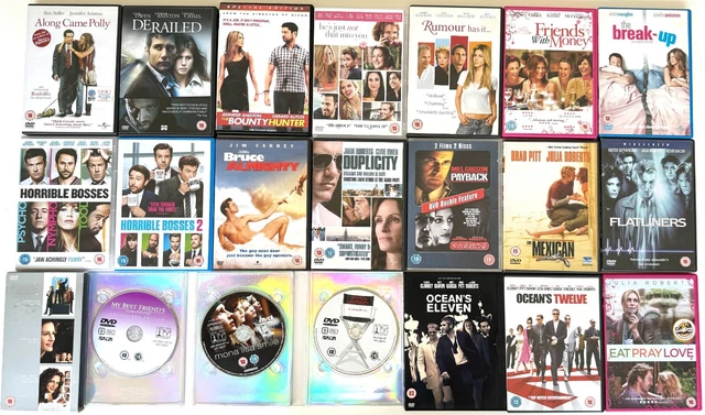 21 DVD BUNDLE Set Jennifer Anniston Julia Roberts Flatliners Film Movie ...