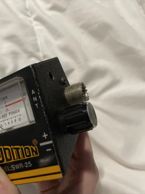 SWR & POWER Meter Audition SWR-25 Power/Field Strength Test Meter CB ...