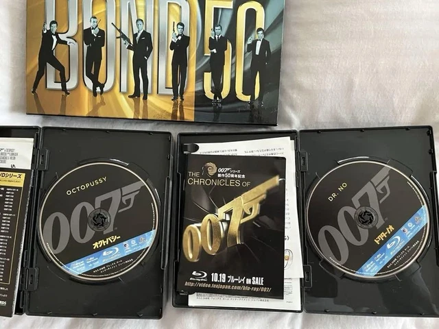 BOND 50TH ANNIVERSARY Blu-ray Set 007 Octopussy Dr. No Special Box EUR ...