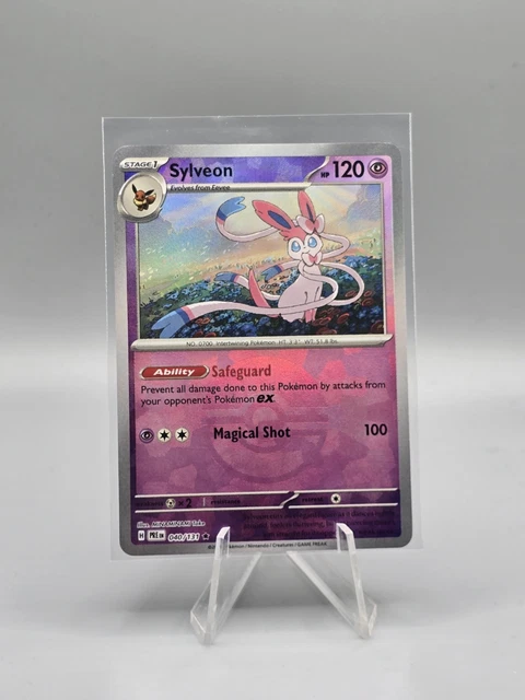SYLVEON POKEBALL POKEMON Prismatic Evolutions Holo 040/131 EUR 17,00 ...