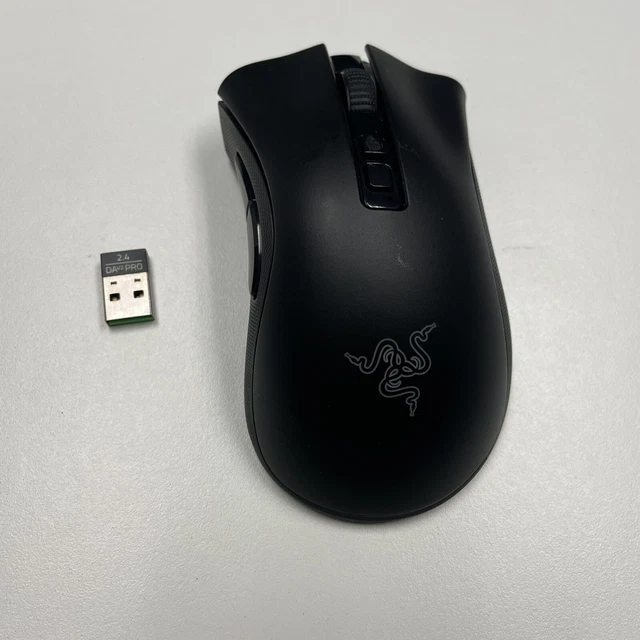 RAZER DEATHADDER V2 Pro Wireless Gaming Mouse and Usb adapter RZ01-0335 ...