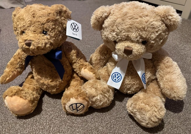 2 X VW Official Teddies Excellent Cond. Keel Toys Volkswagen Teddy ...