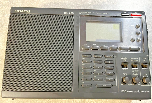 SIEMENS RK 765 SSB trans world receiver, Weltempfänger ungetestet ...