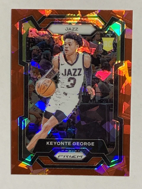 2023-24 CARTA ROOKIE Panini Prizm Keyonte George Red Ice #127 EUR 19,75 ...