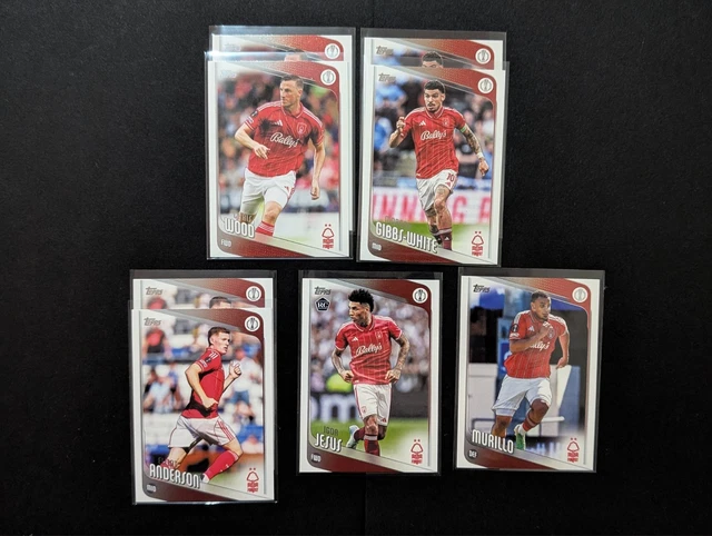 TOPPS UCC FLAGSHIP 25/26 - Lot Nottingham Forest - 8 Cards EUR 1,00 ...