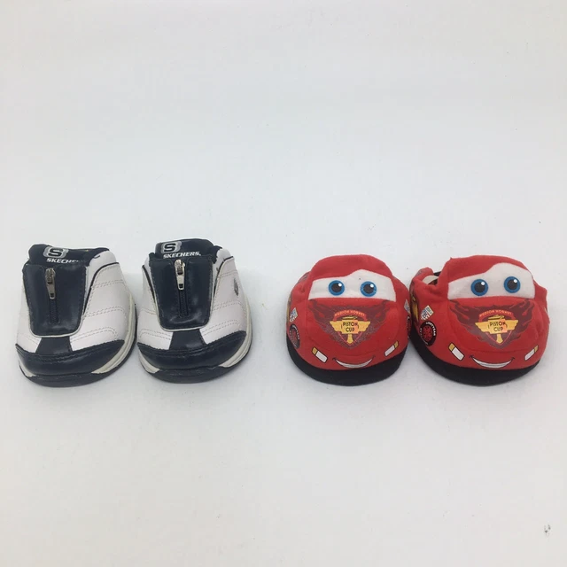 BUILD A BEAR Workshop Disney Lightning McQueen Cars Slippers ...