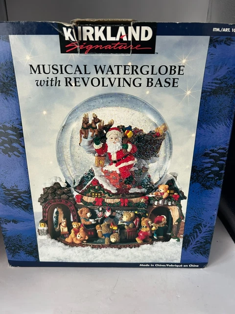 KIRKLAND SIGNATURE MUSICAL Water Globe With Revolving Base £52.70 ...
