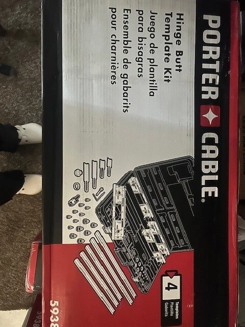 PORTER CABLE HINGE Butt Template Kit Model # 59381 $250.00 - PicClick