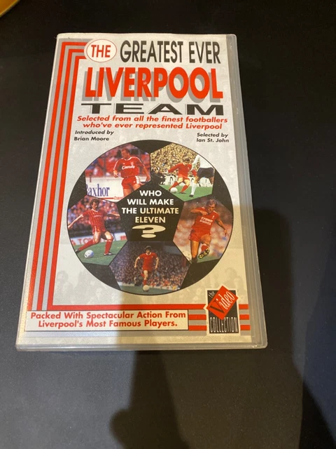 THE GREATEST EVER LIVERPOOL TEAM, VHS VIDEO, Brian Moore / Ian St. John ...