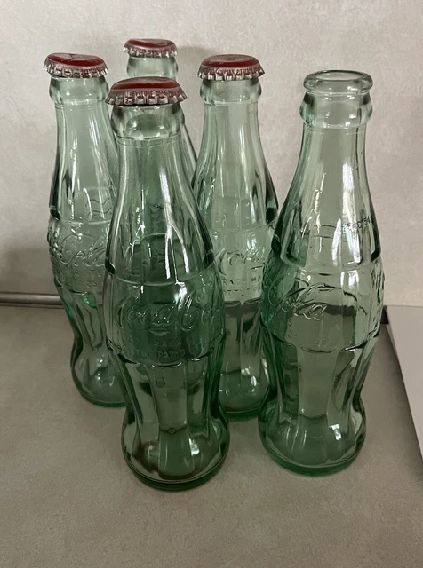 5 VTG COCA-COLA Classic 8 FL OZ Bottles Keystone Bottling Co Various ...
