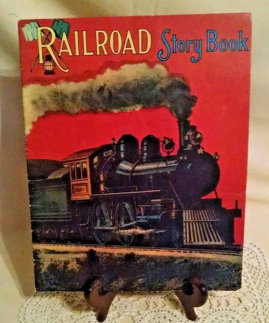 RAILROAD STORY BOOK Softcover Book Repro Antique Original Merrimack Pub ...