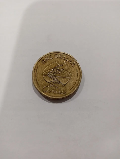 RARE 2002 $1 ONE DOLLAR COIN - YEAR OF THE OUTBACK - With IRB RARE $2. ...
