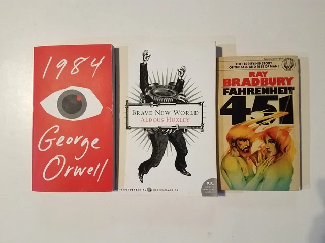 GEORGE ORWELL 1984 Aldous Huxley Brave New World Ray Bradbury ...