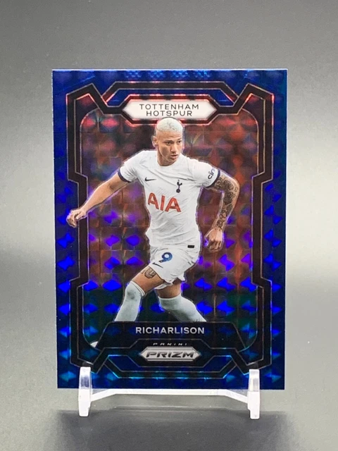 2023-24 PANINI PRIZM EPL Mosaico Blu #129 RICHARLISON Tottenham Hotspur ...