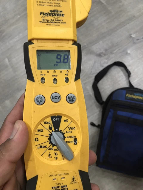 FIELDPIECE HS36 AUTO Ranging Stick Digital Multimeter With Bag $350.93 ...