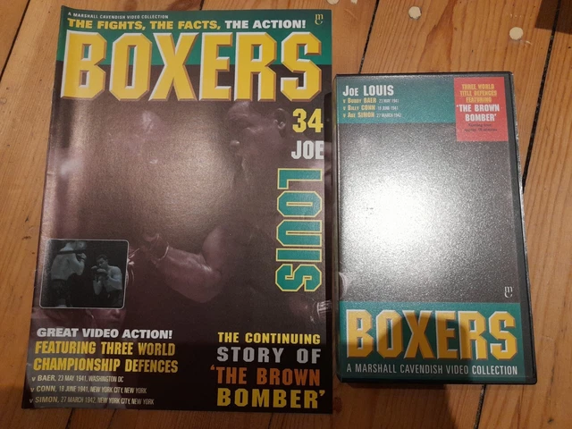 MARSHALL CAVENDISH - Boxers Vol 34 - Joe Louis (VHS Video & Magazine) £ ...