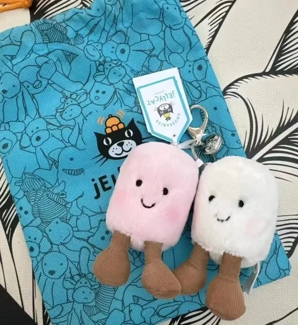 JELLYCAT COFFEE MUG Keyring Bag Charm Brand New With Tags with Dust Bag ...