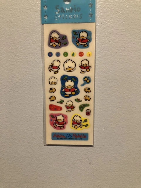 SANRIO PEKKLE DUCK Epoxy Sticker Sheet Vintage Htf $8.50 - PicClick AU