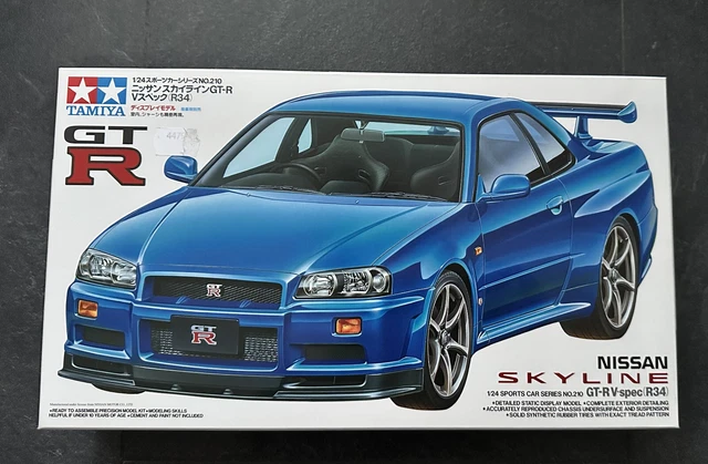 NISSAN SKYLINE R34 GTR V-spec Bausatz Tamiya 1:24 EUR 25,00 - PicClick DE