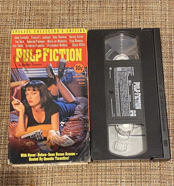 PULP FICTION VHS Tape Special Collectors Edition Samuel L. Jackson John ...