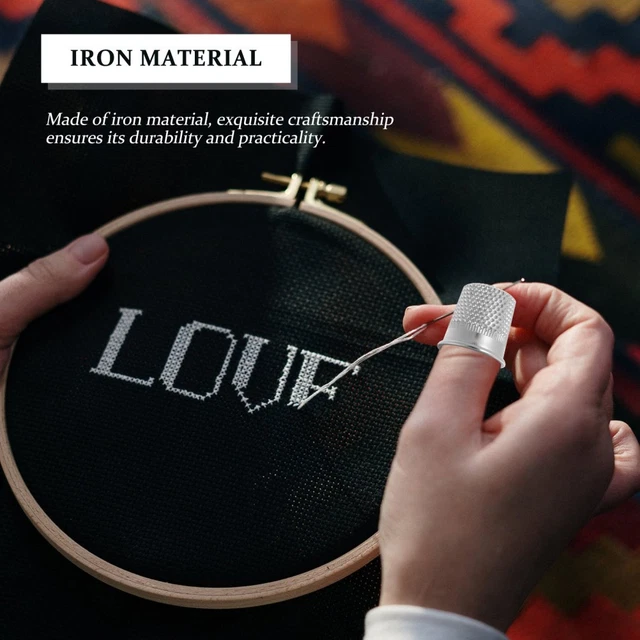 15PCS THUMB THUMB thimble metal finger Metal Thimble Quilting $20.65 ...