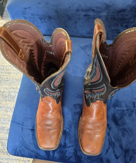 ARIAT QUICKDRAW VENTTEK Western Square Toe Boots Cowboy Size 10.5 D Sty ...