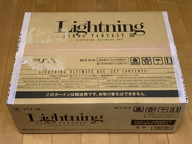 FINAL FANTASY XIII LIGHTNING ULTIMATE BOX Figure Artbook JAPAN NEW EUR ...